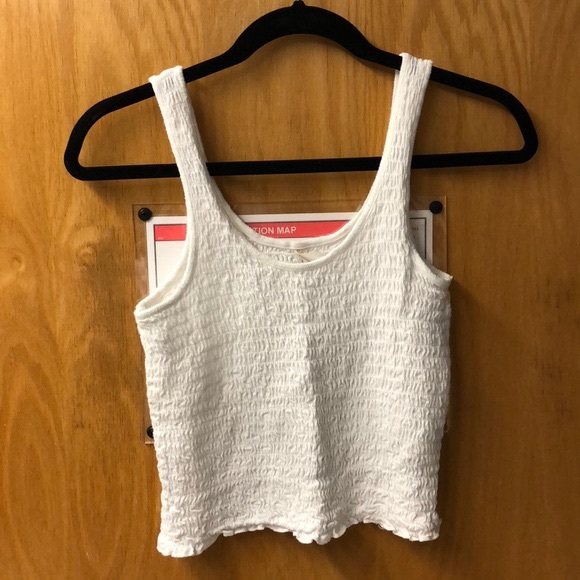 Aeropostale | Tops | Sabrina Carpenter Aeropostale White Tank Top ...